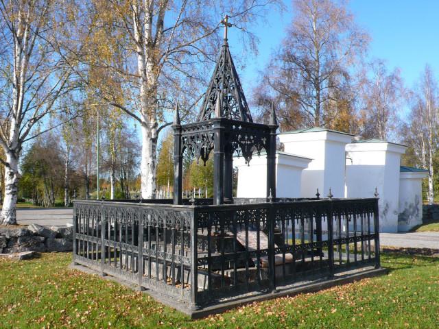 Johan Sandströms grav - Svenska kyrkan Skellefteå