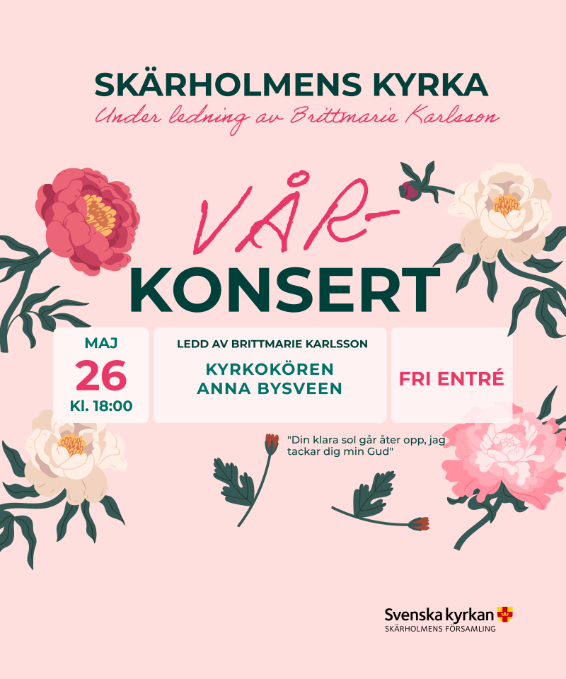 Vårkonsert den 26 maj - Skärholmens församling