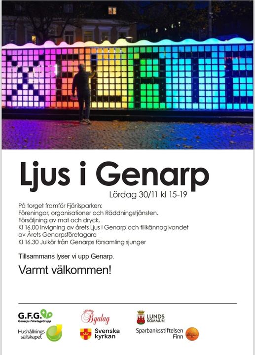 Ljus i Genarp - Genarps församling