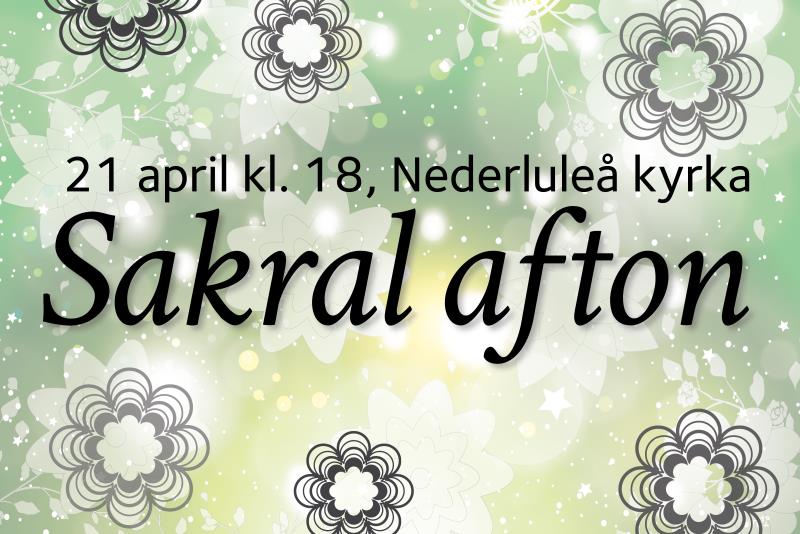 Sakral afton - Nederluleå församling