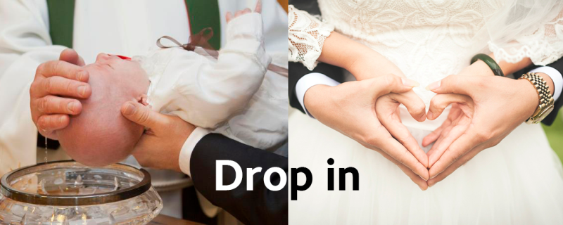 Drop in-dop och vigsel - Höllvikens församling