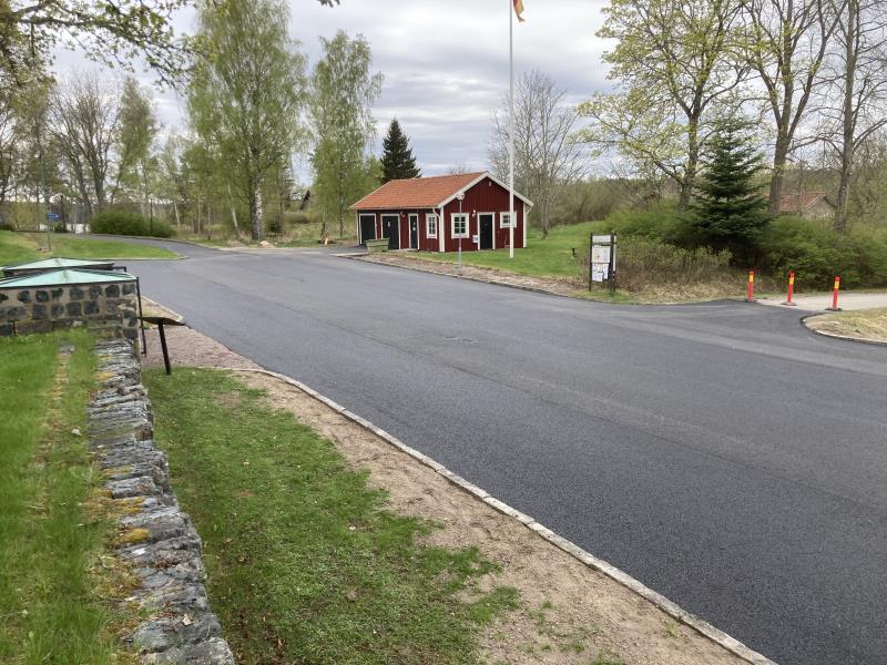 Nyasfalterat vid Borgviks kyrka - Grums pastorat