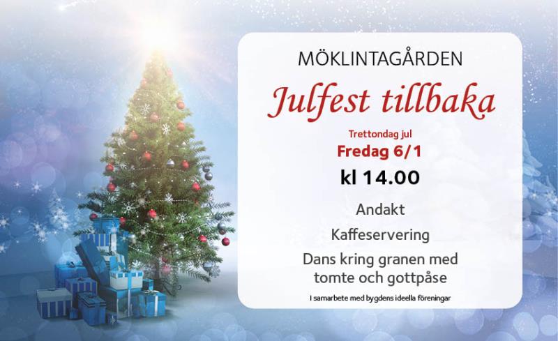 Julfest i Möklintagården 6/1 kl 14.00 - Sala-Norrby-Möklinta Pastorat