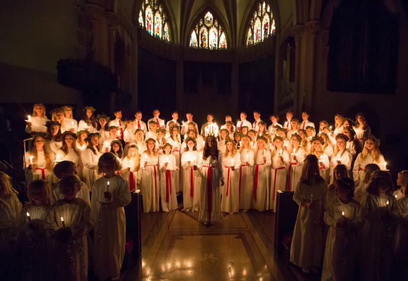 Svensk Lucia i New York / Swedish Lucia concert - Svenska Kyrkan i New York