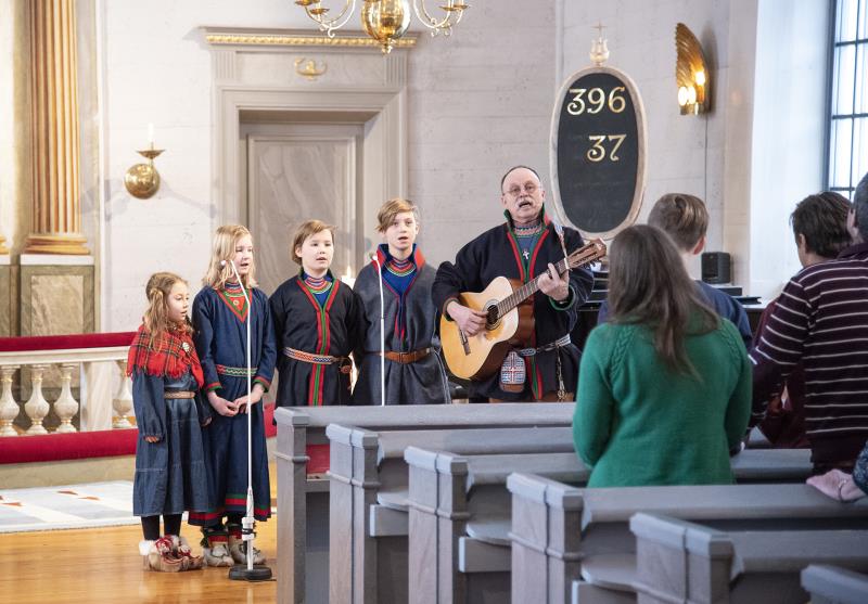 Mässa inför den samiska nationaldagen - Lycksele församling
